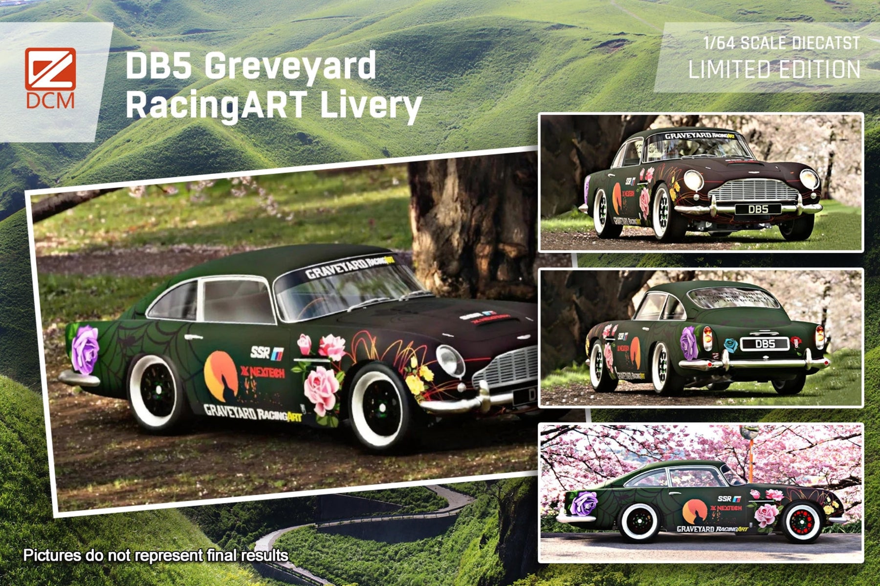 [Preorder] DCM 1:64 Aston Martin DB5 - Graveyard Racing ART Livery ...