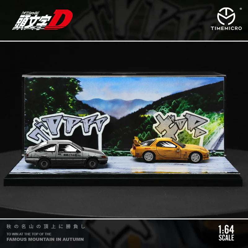 TimeMicro 1:64 Toyota AE86 Initial D Comic Set – Horizon Diecast