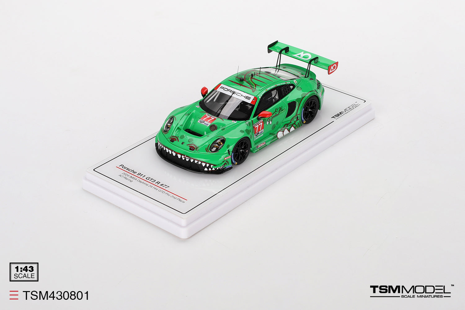 TSM 1:43 Porsche 911 GT3 R #77 AO Racing 2024 TSM430801 – Horizon Diecast