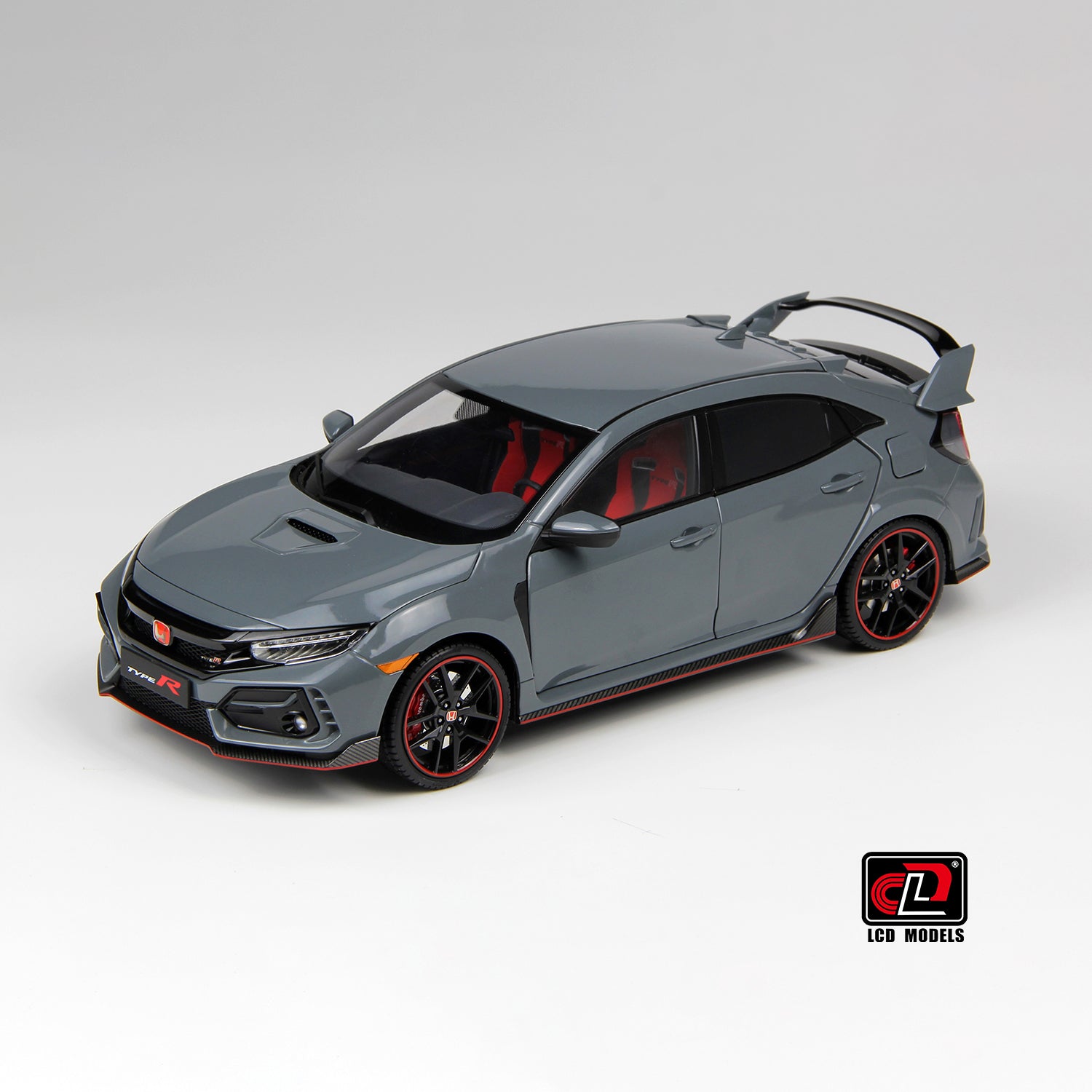 LCD 1:18 Honda Civic TYPE-R FK8 - Gray LCD18005B-GR – Horizon Diecast