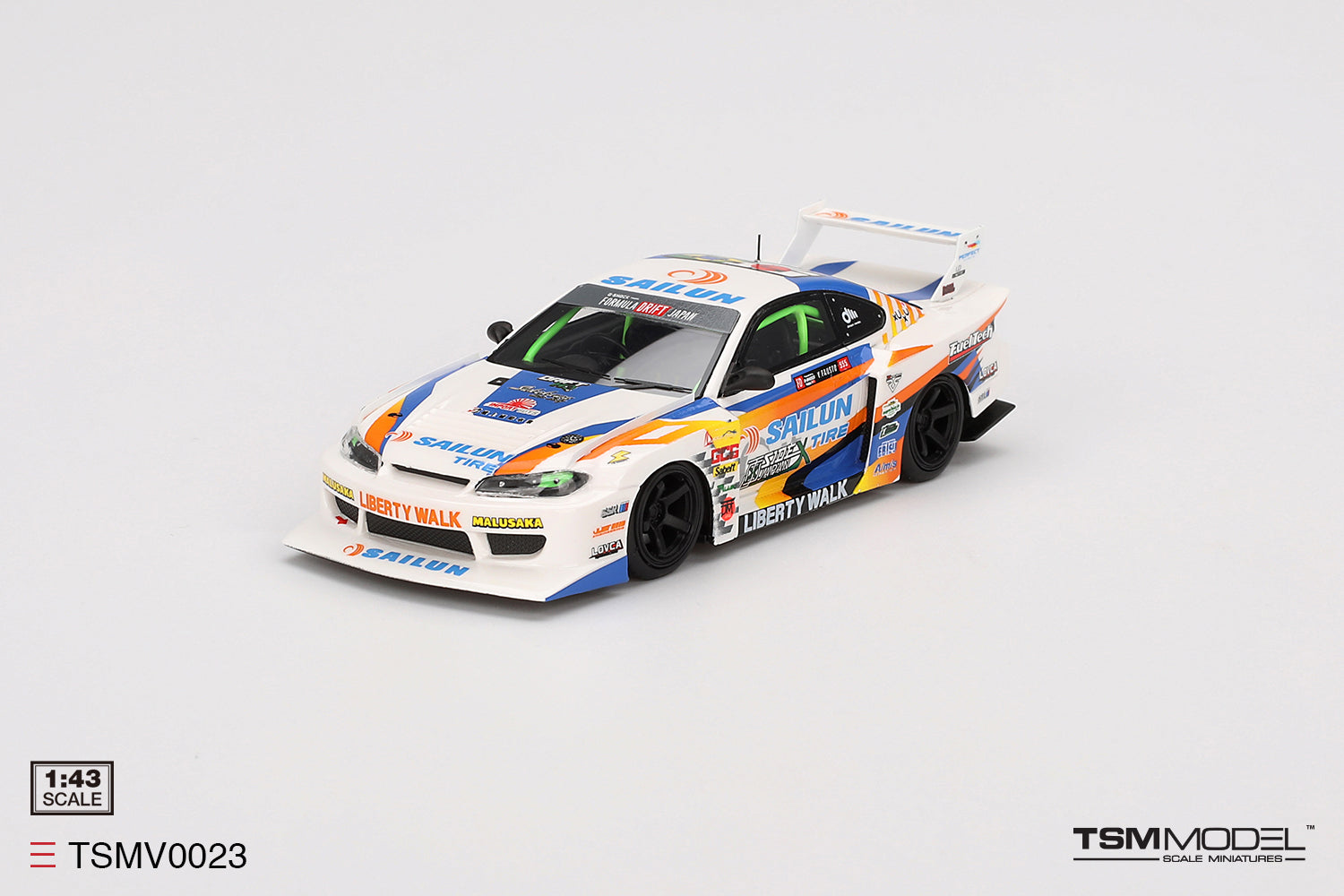 TSM 1:43 Nissan Silvia (S15) LB-Super Silhouette #555 2023 TSMV0023 ...