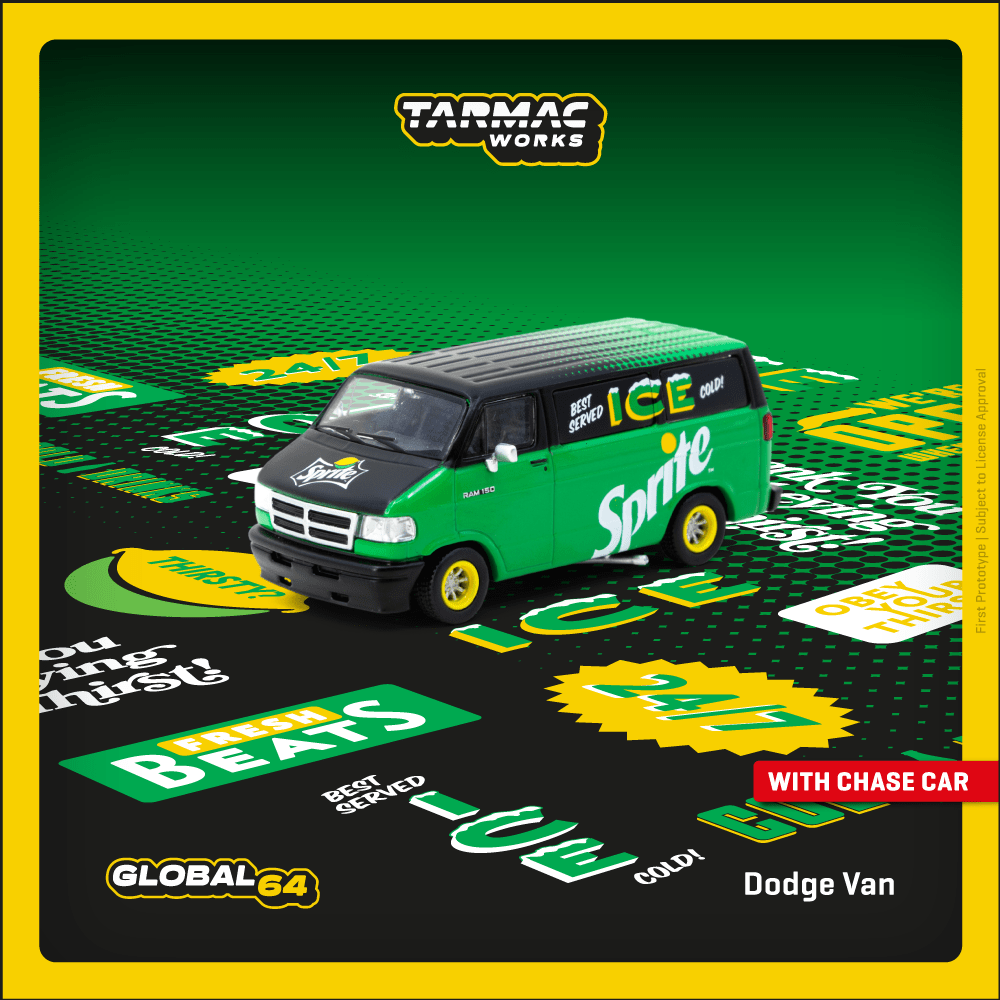 [Preorder] Tarmac Works 1:64 Dodge Van Sprite Delivery Van T64G-TL032 ...