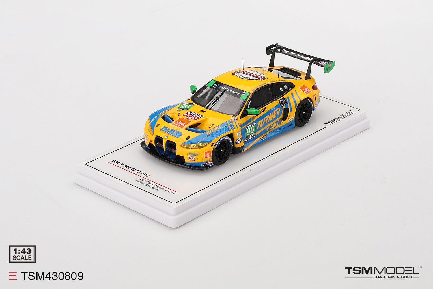 [Preorder] TSM 1:43 BMW M4 GT3 #96 Turner Motorsport 2024 IMSA Daytona ...