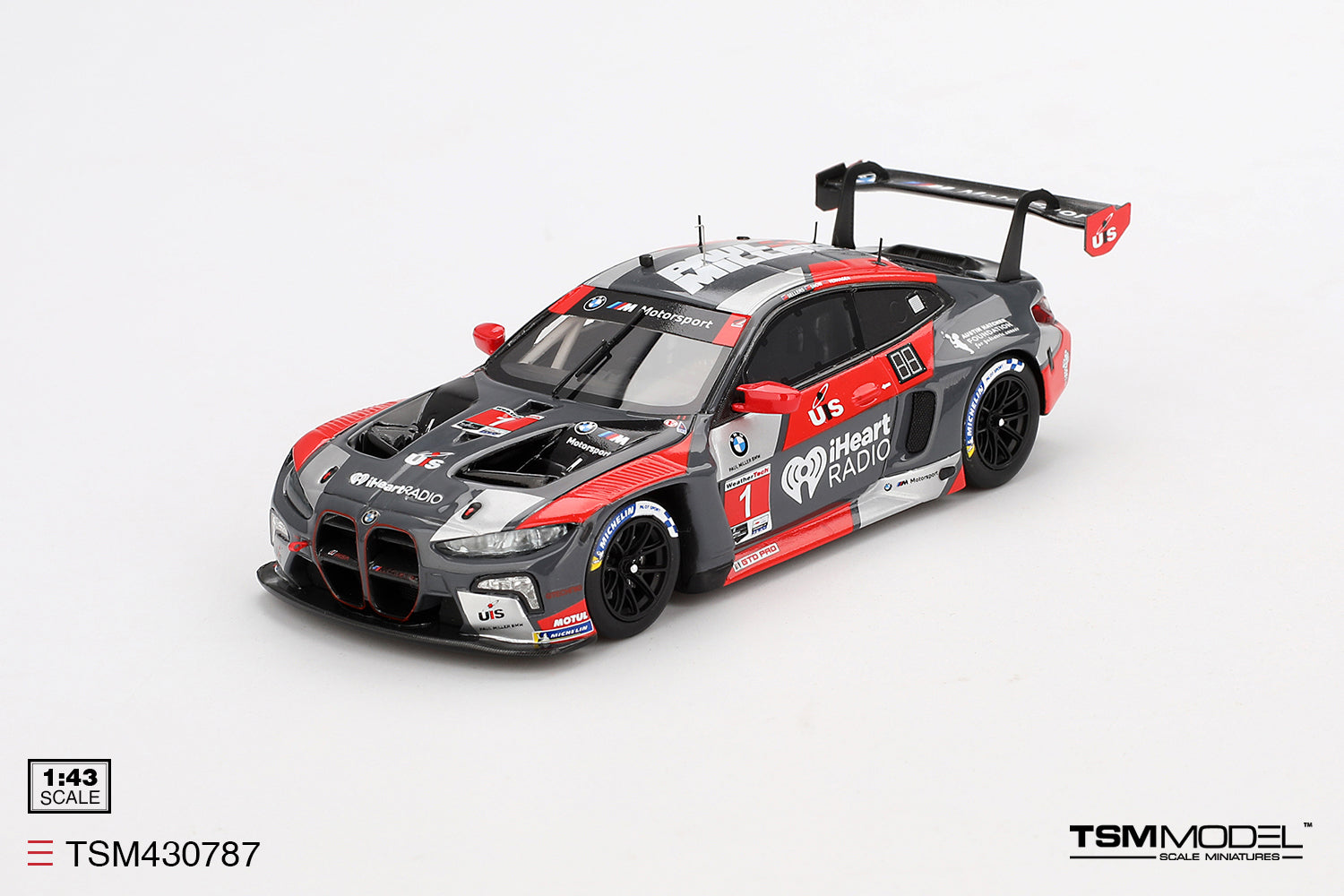 [Preorder] TSM 1:43 BMW M4 GT3 #1 Paul Miller Racing 2024 IMSA Sebring ...