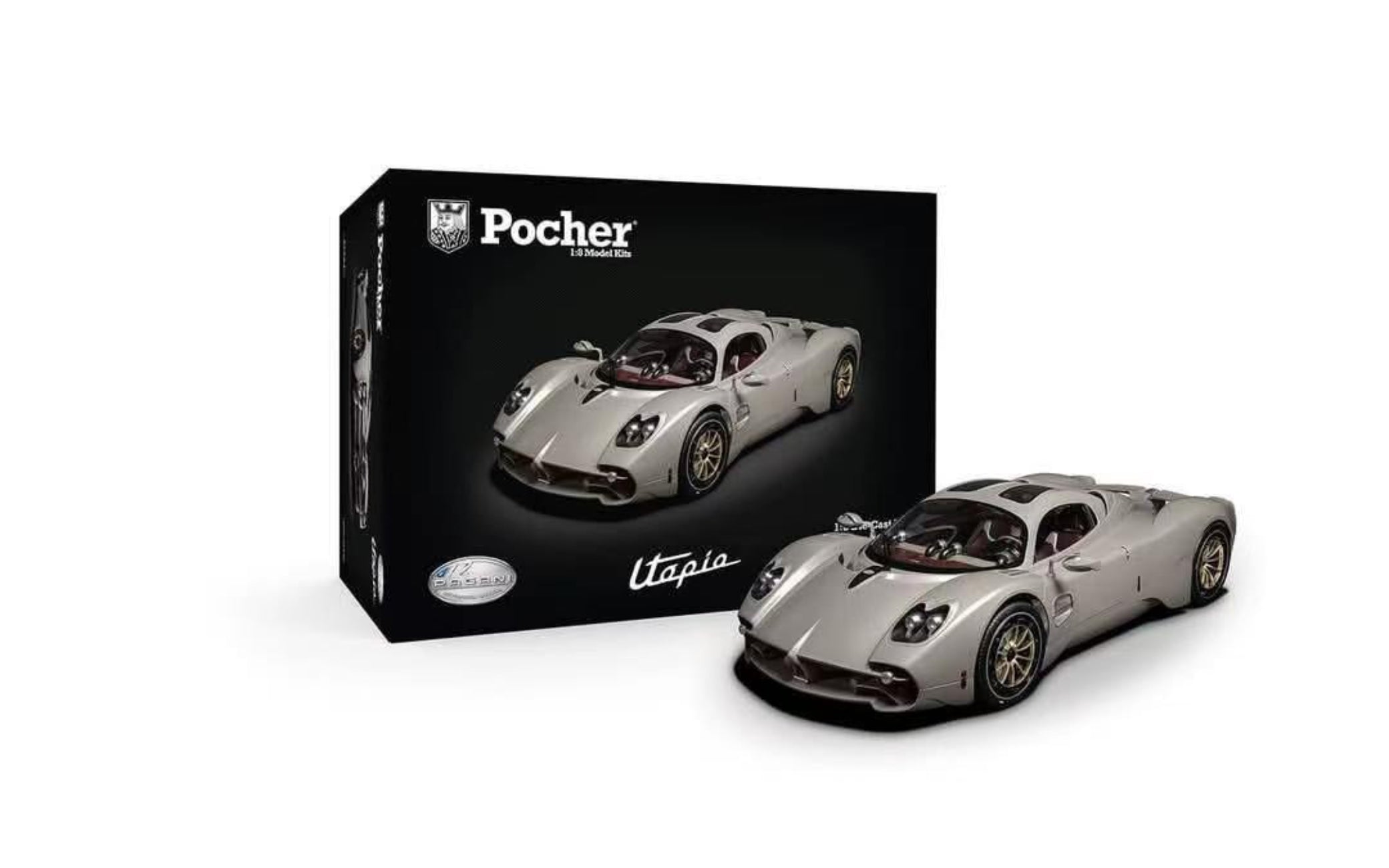 Pocher 1:8 Model Kits Pagani Utopia Coupé Rinascimento Lucido – Horizon ...