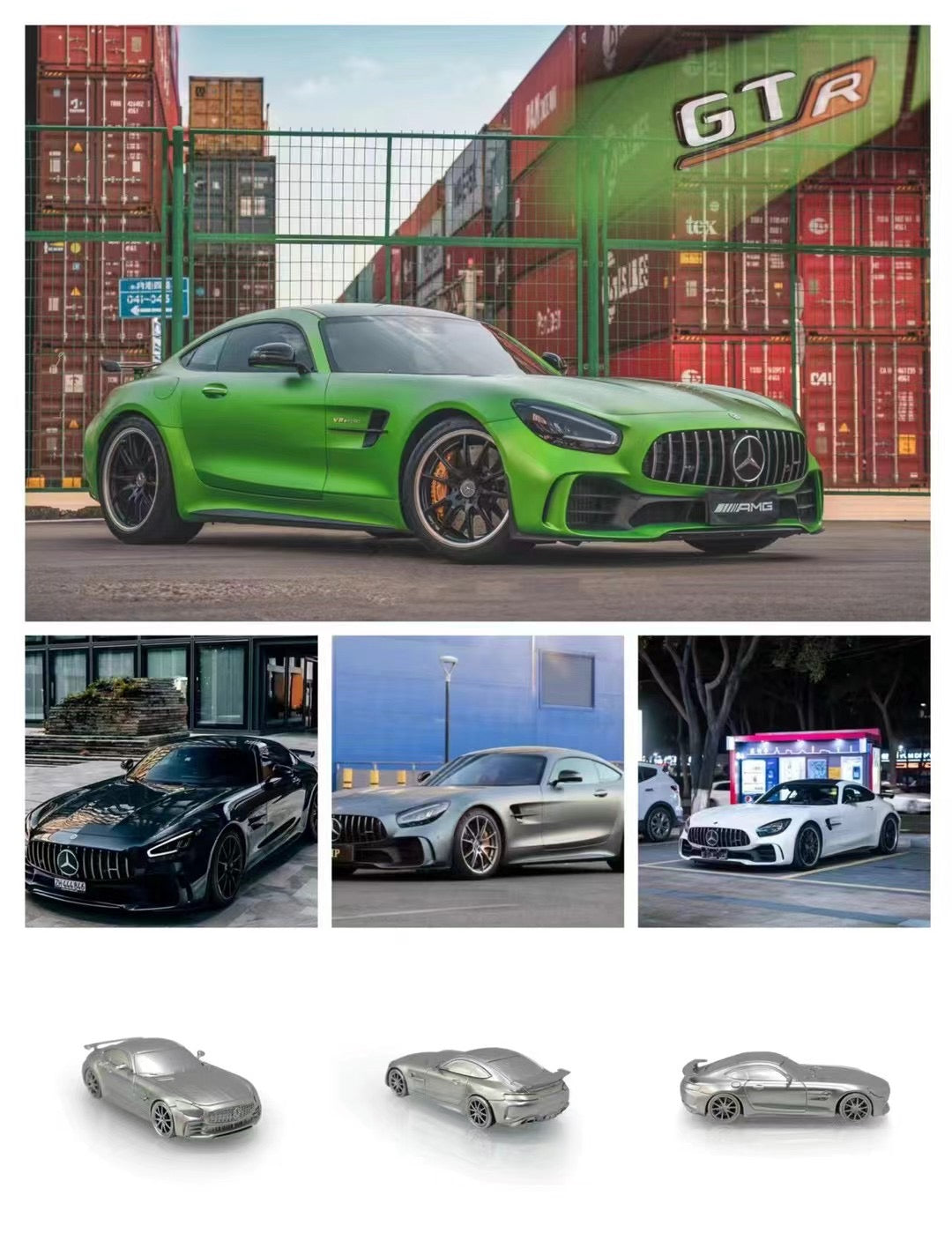 MJ Model 1:64 Mercedes Benz AMG GTR (4 Colours) – Horizon Diecast