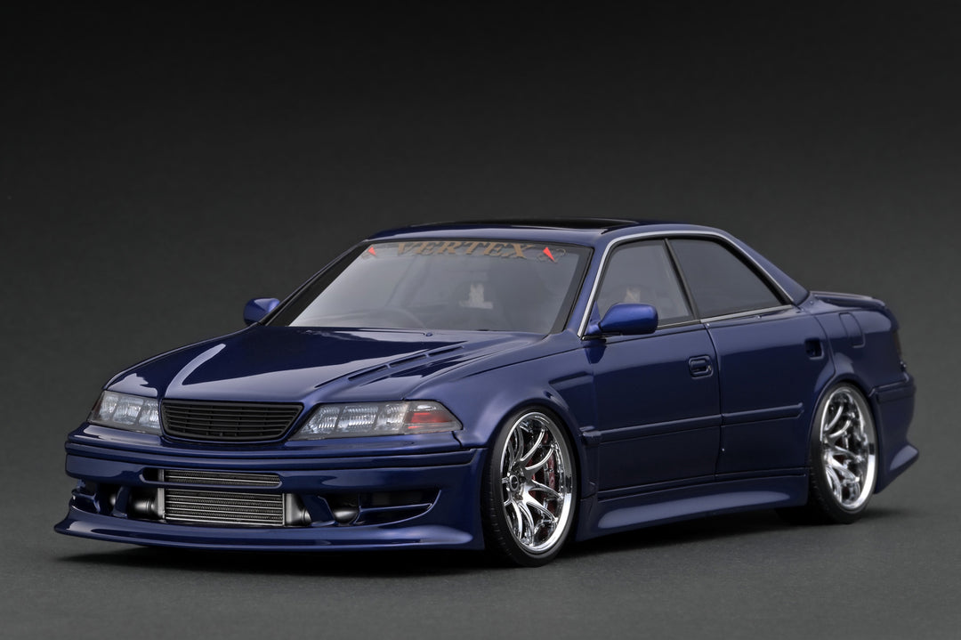 [Preorder] Ignition Model 1:18 VERTEX JZX100 MARK-II Blue Metallic IG3 ...