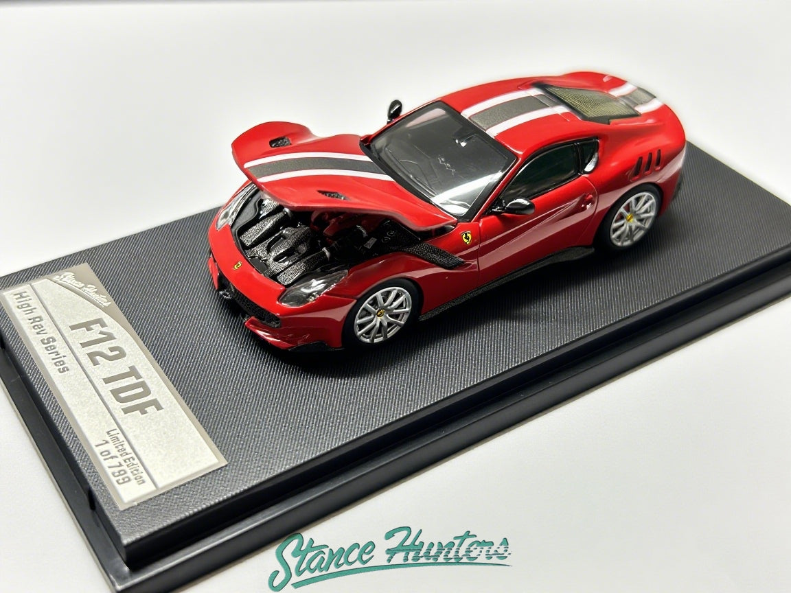Stance Hunters 1:64 Ferrari F12 TDF - Red – Horizon Diecast