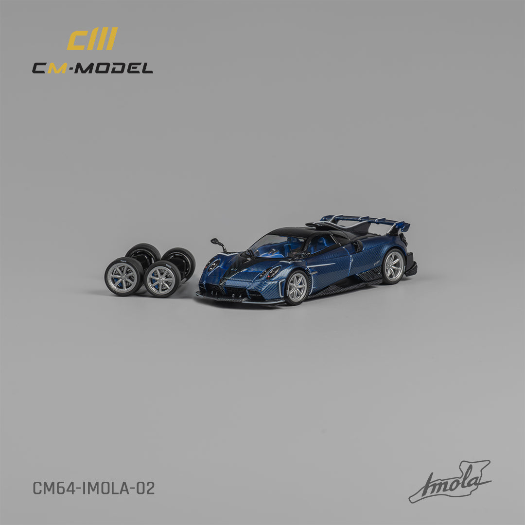 [Preorder] CM Model 1:64 PAGANI IMOLA Blue carbon CM64-IMOLA-02 ...