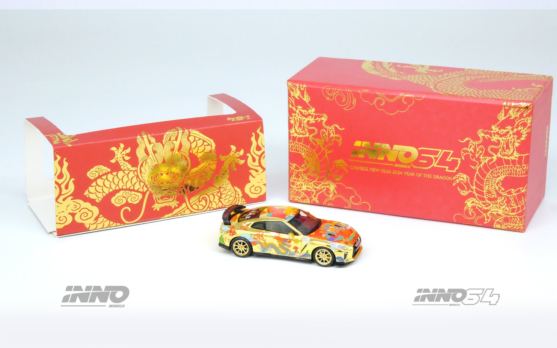 Inno64 1:64 Nissan GT-R (R35) Year Of The Dragon Special Edition 2024 ...