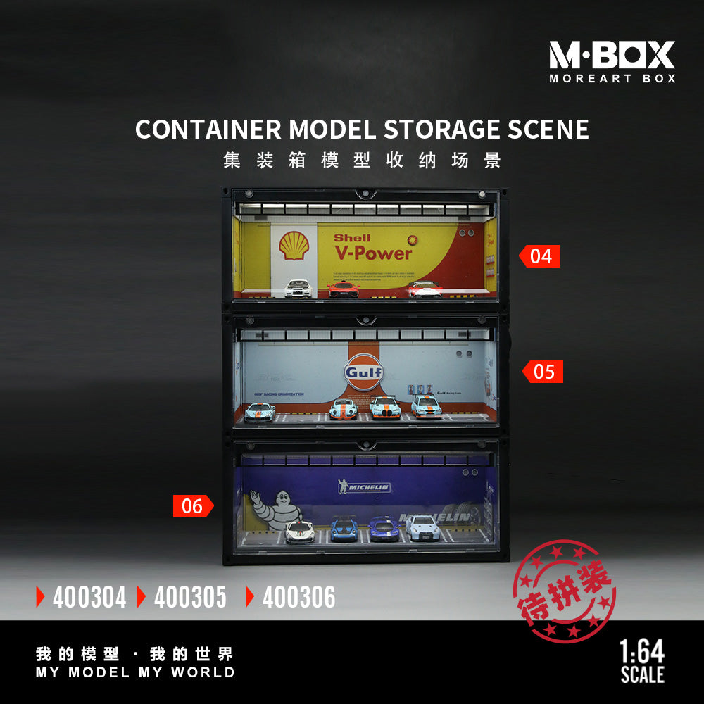 [Preorder] MBOX 1:64 CONTAINER MODEL STORAGE SCENE (3 Versions) MB4003 ...