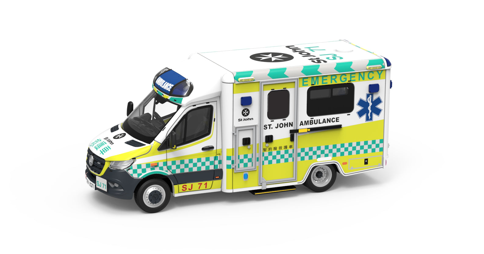 Tiny City 1:76 MERCEDES-BENZ Sprinter Facelift St. John Ambulance (SJ7 ...