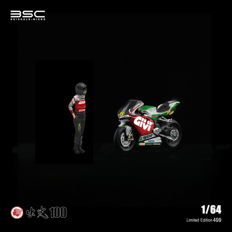 BSC 1:64 Castrol Motorcycle Doll Set – Horizon Diecast