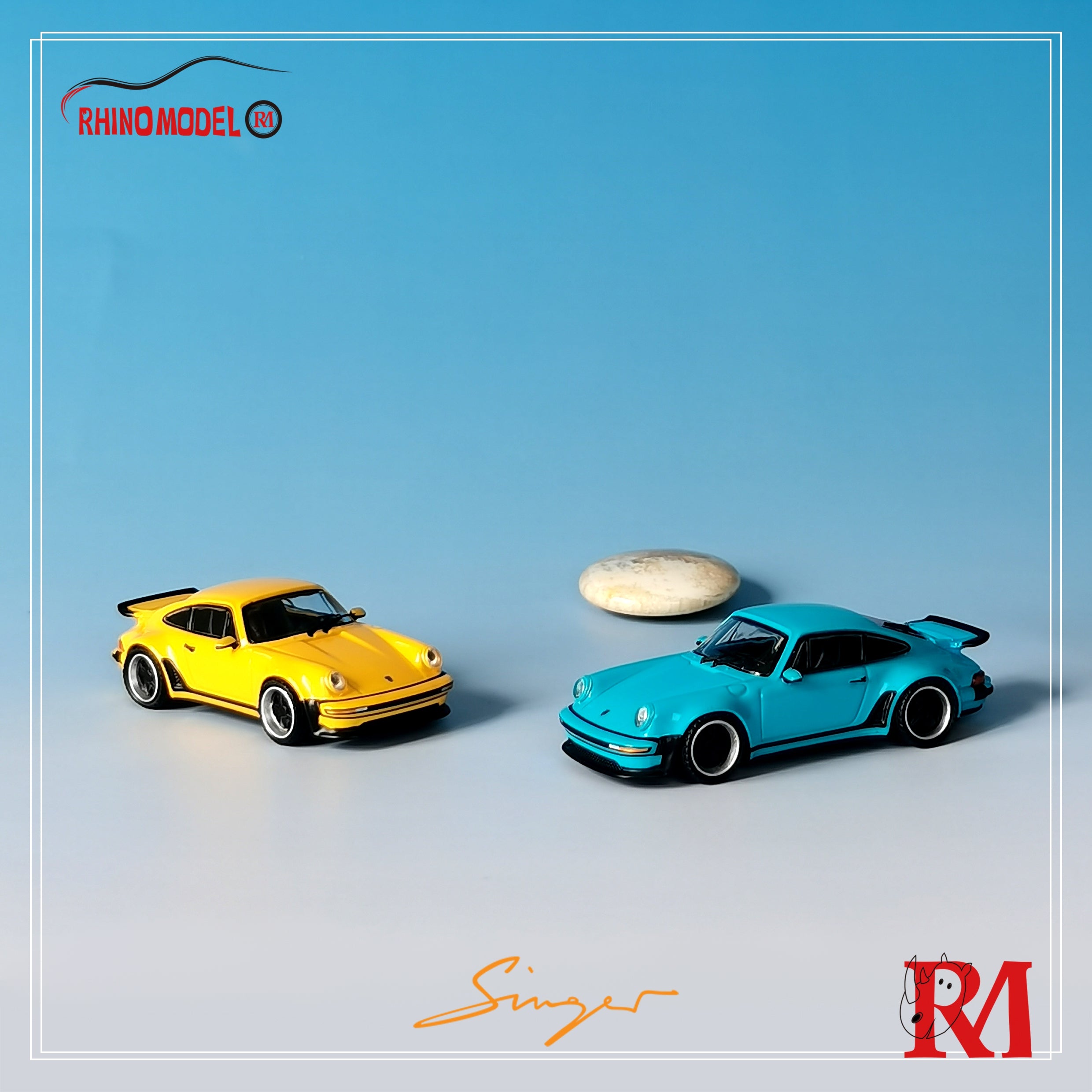 Rhino Model 1:64 Porsche Singer Turbo Study 930 (2 Color) – Horizon Diecast