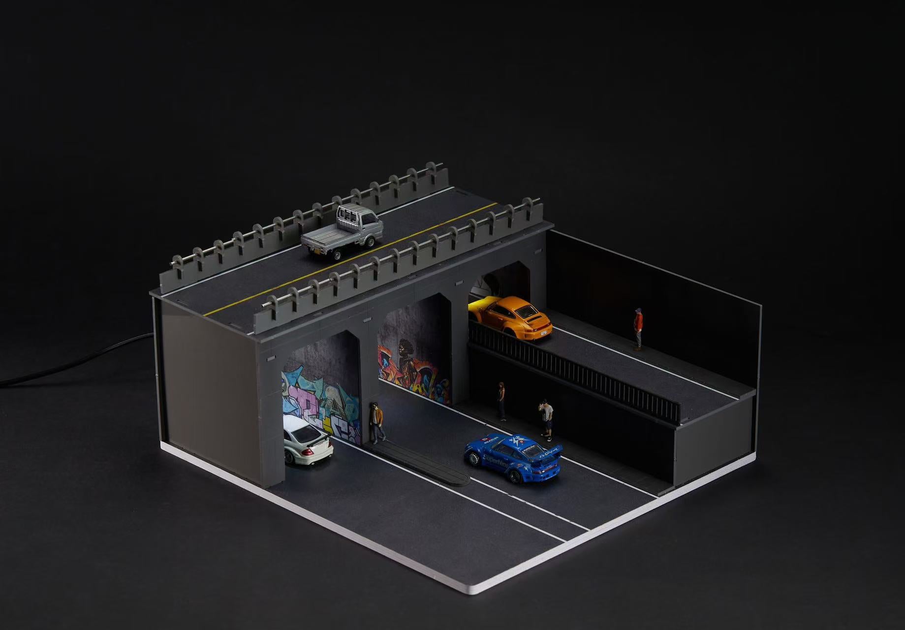 YOU & CAR 1:64 Highway Culvert Scene – Horizon Diecast