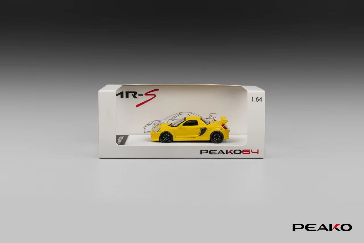 Peako 1:64 Toyota MR-S 1999 Yellow – Horizon Diecast