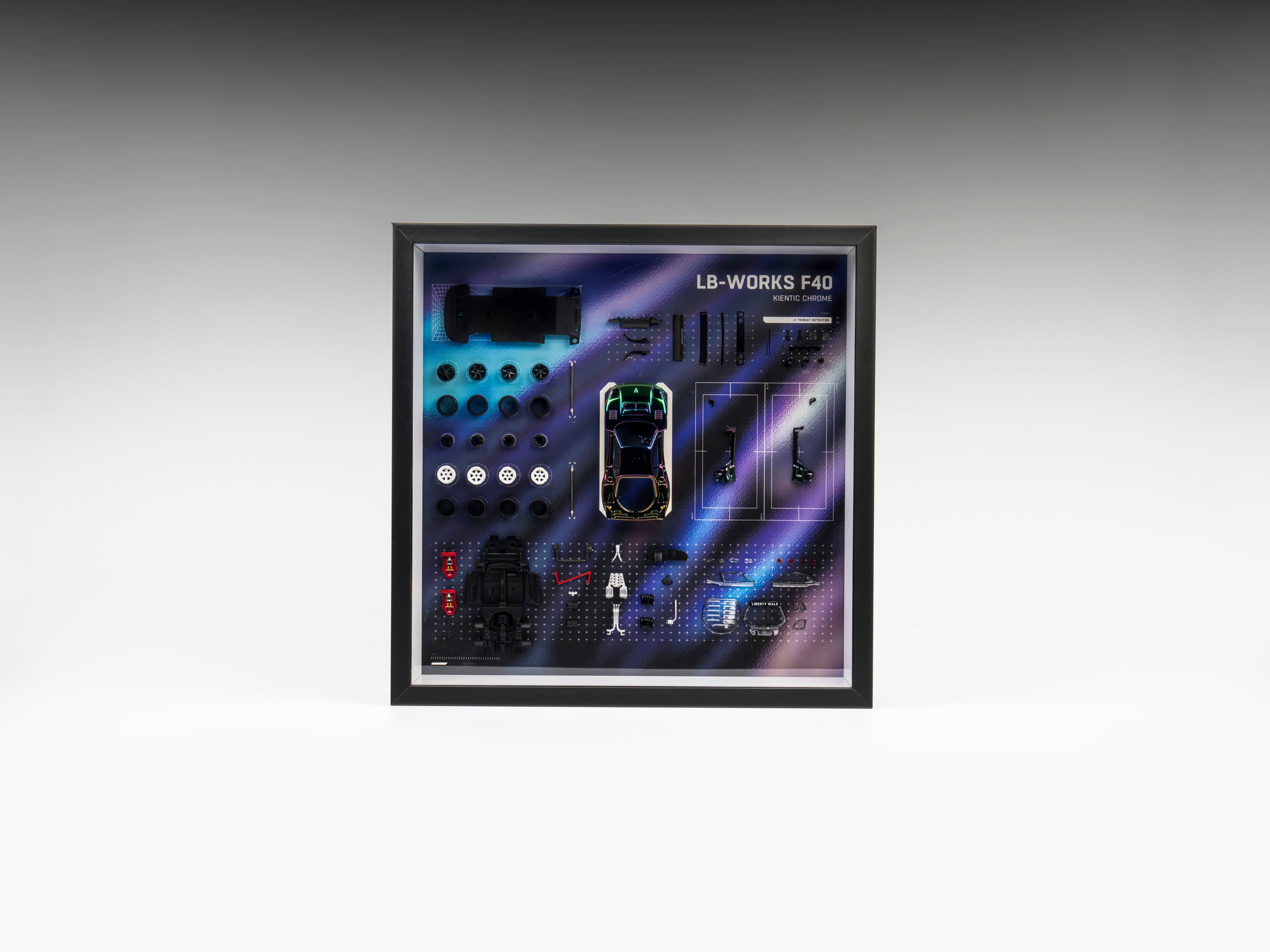 TOPART 1:64 LBWK Ferrari F40 Frame Series (4 Versions) – Horizon Diecast