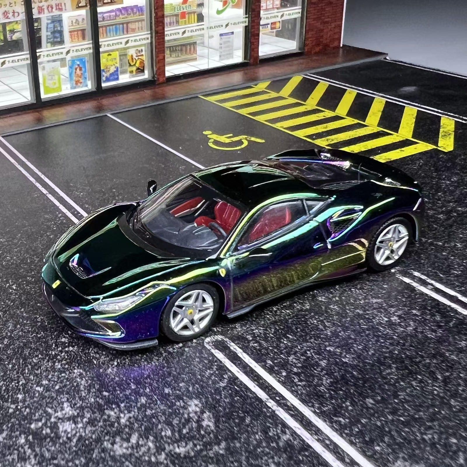 [Preorder] XF Model 1:64 Ferrari F8 Chromed Chameleon – Horizon Diecast