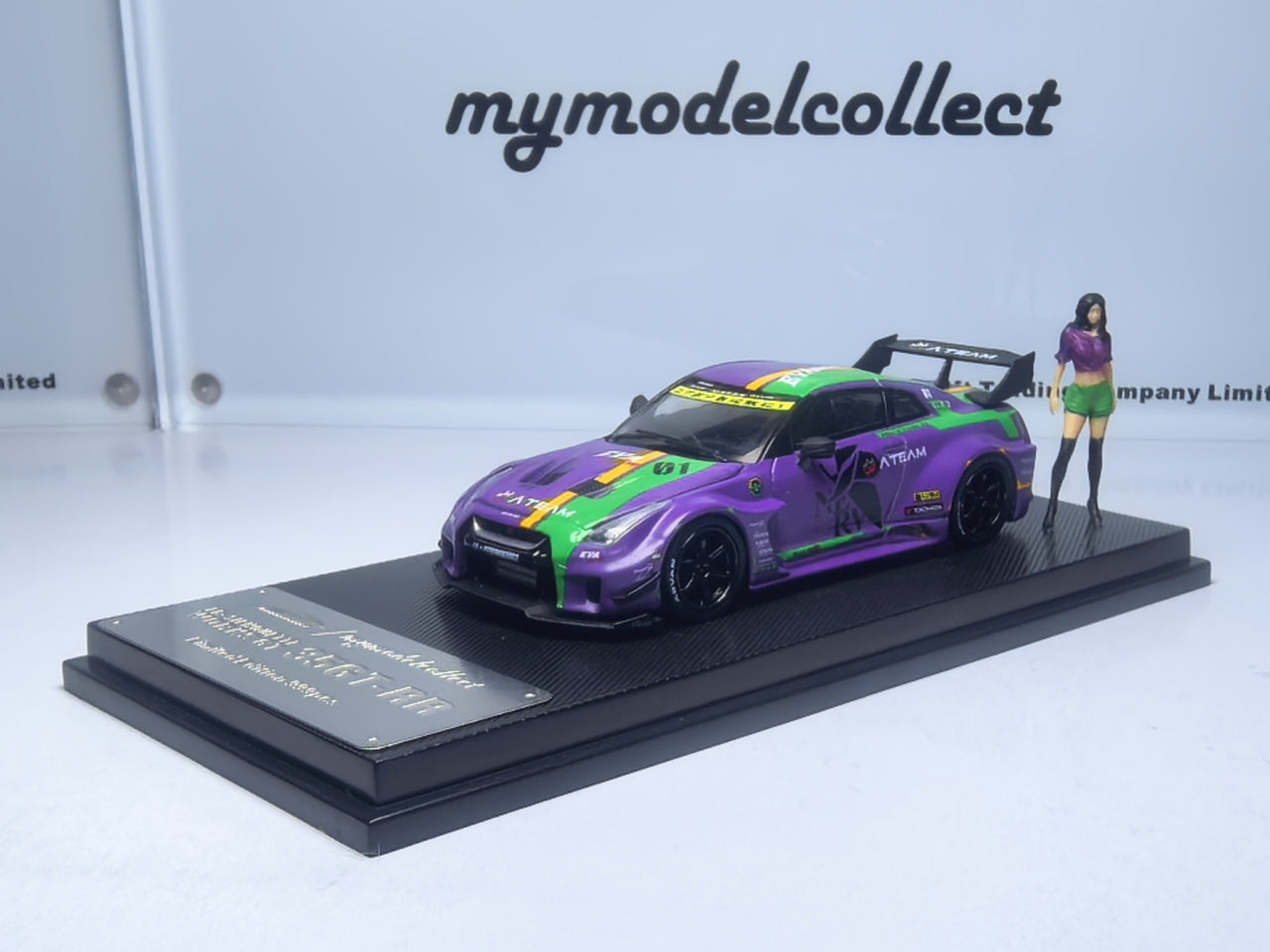 [Preorder] Model Collect 1:64 Nissan GTR GT EVA Unit 01 Hatsune Miku M ...