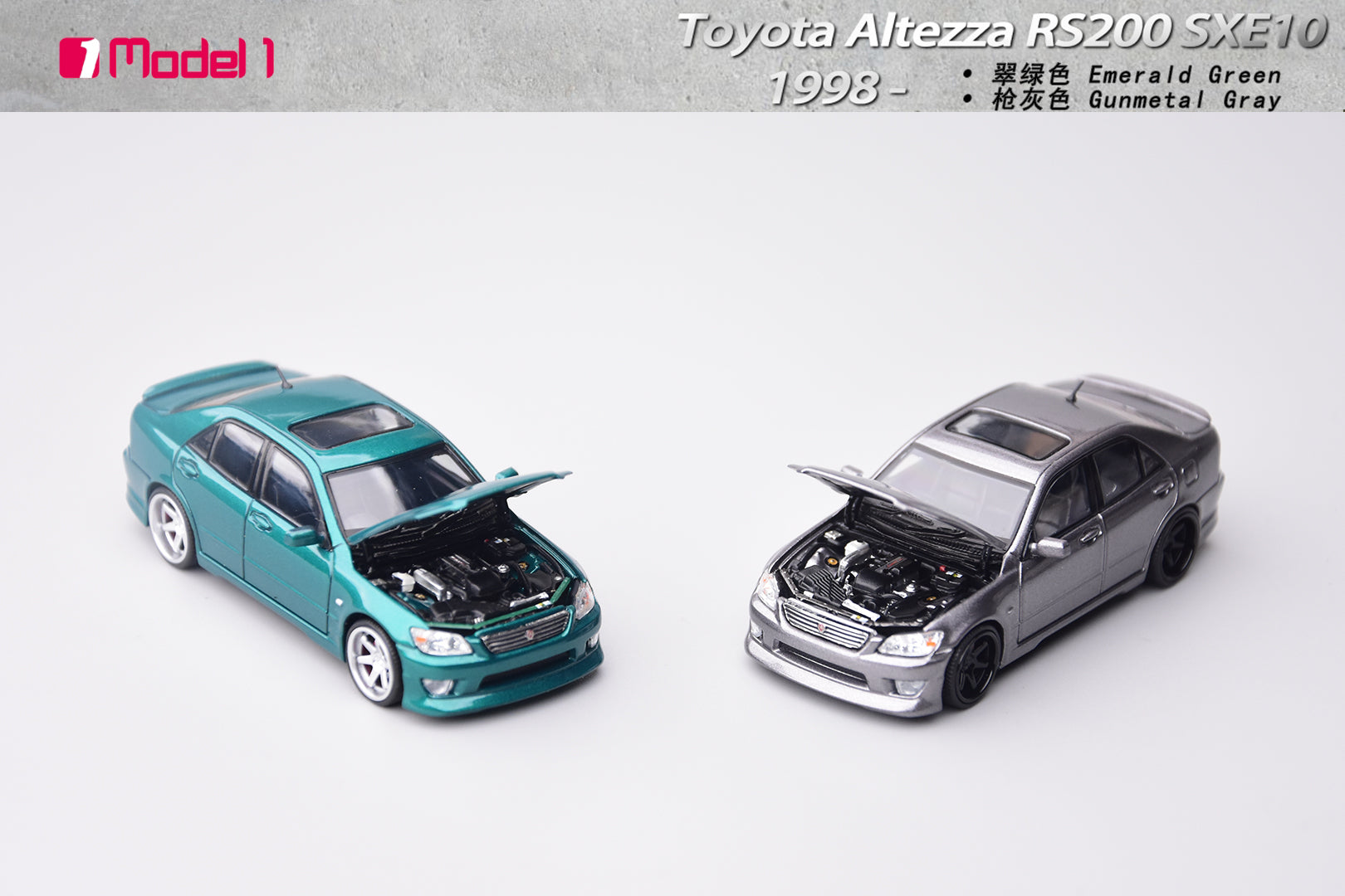 [Preorder] Model One 1:64 Toyota Altezza RS200 SXE10 Version (2 Colour ...