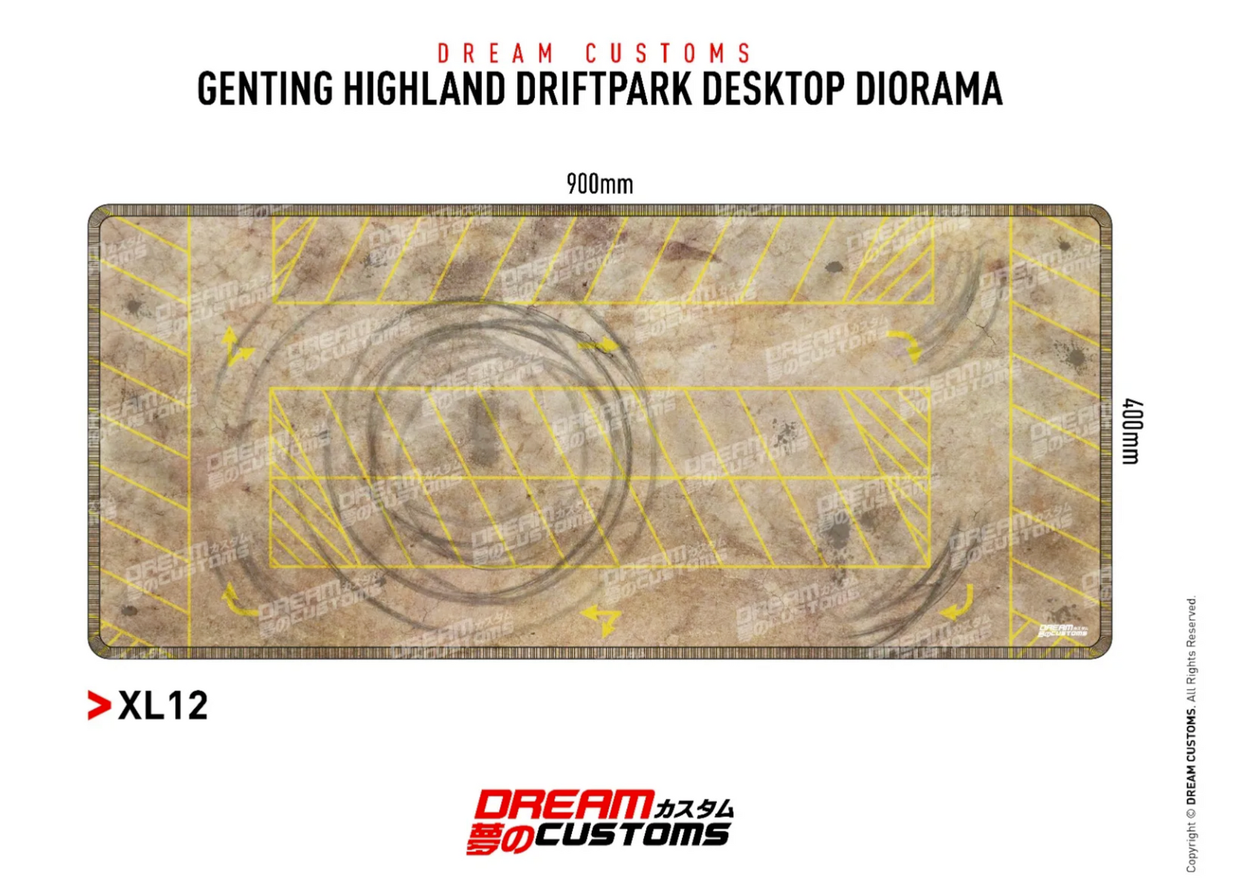 Dream Customs - Genting Highlands Driftpark Desktop Diorama (XL12 ...