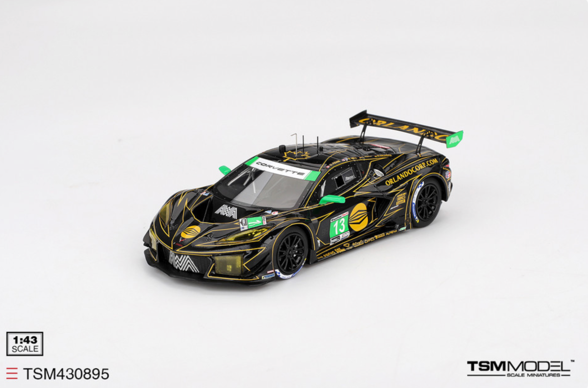 [Preorder] TSM 1:43 Chevrolet Corvette Z06 GT3.R #13 AWA Racing 2025 I ...
