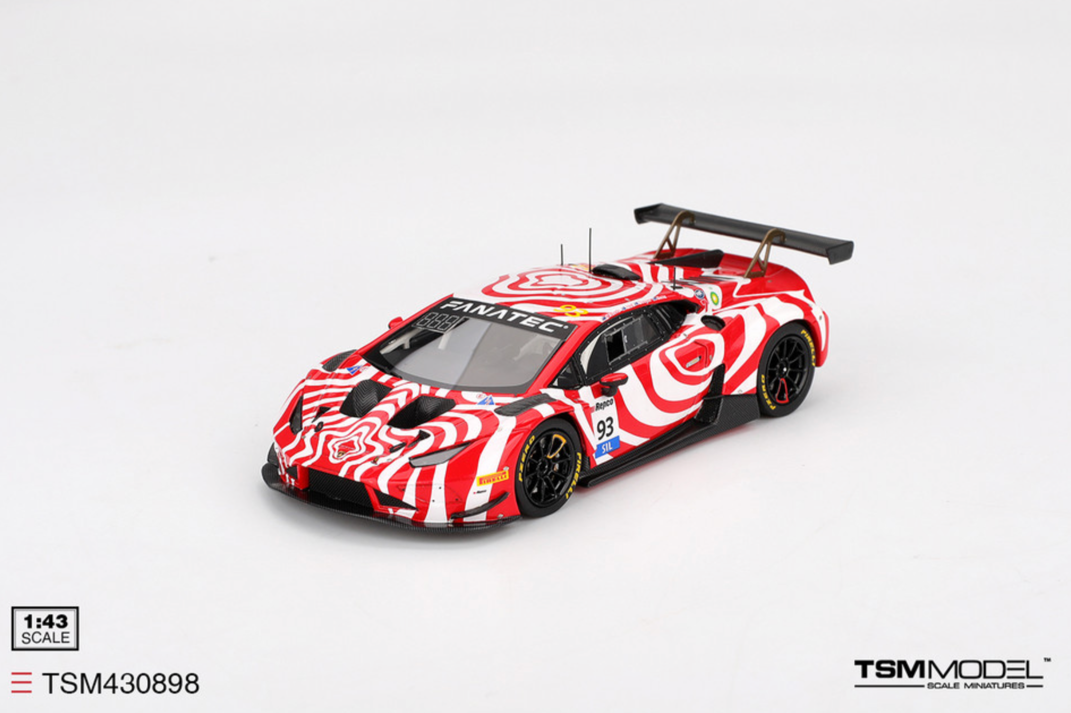 [Preorder] TSM 1:43 Lamborghini Huracan GT3 EVO2 #93 Wall Racing 2024 ...