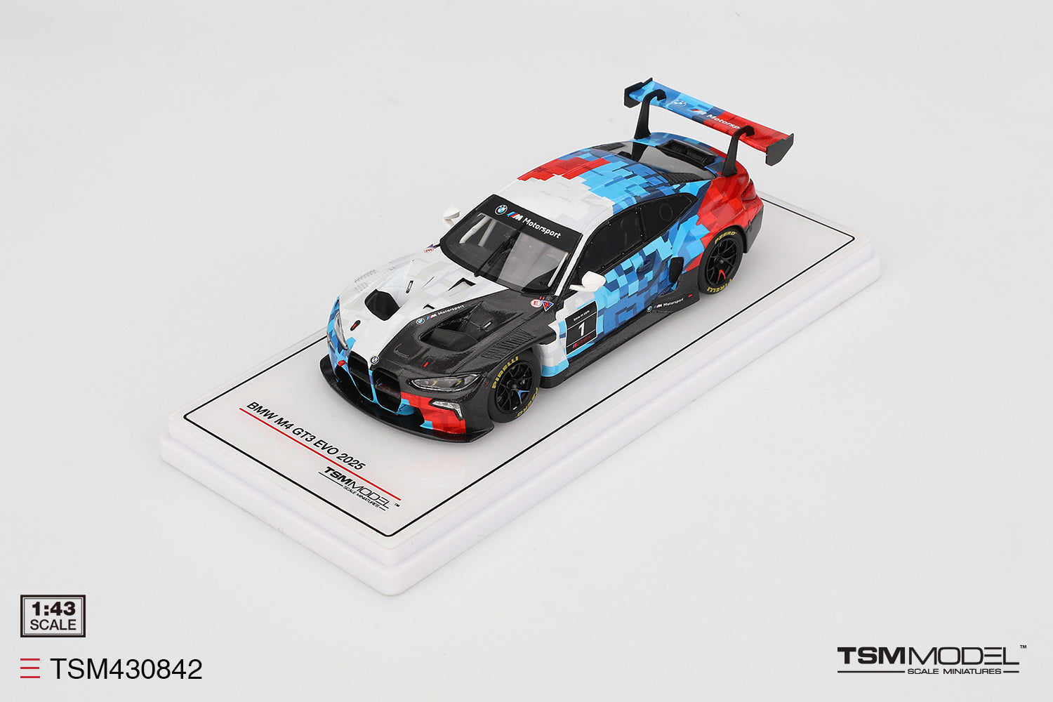 TSM 1:43 BMW M4 GT3 #46 BMW M Team WRT 2022 Test Livery TSM430730 ...