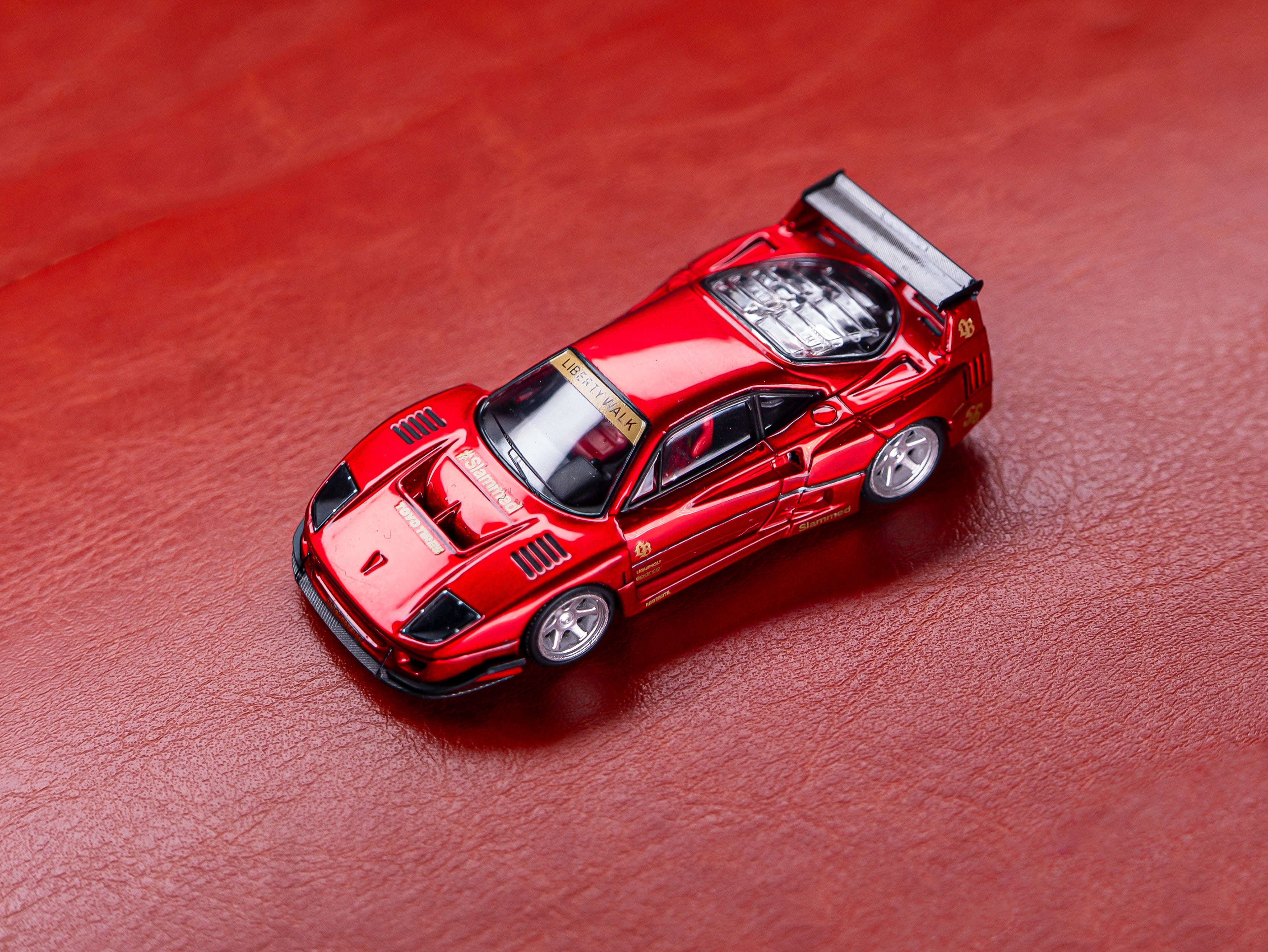 [Preorder] DM Model 1:64 LB F40 Metallic Red – Horizon Diecast