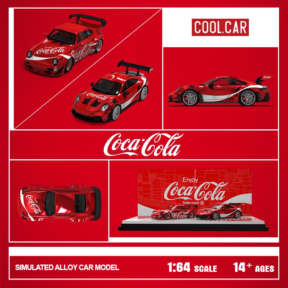 Cool Car 1:64 Porsche 964 992 Coca-Cola (3 Version) – Horizon Diecast