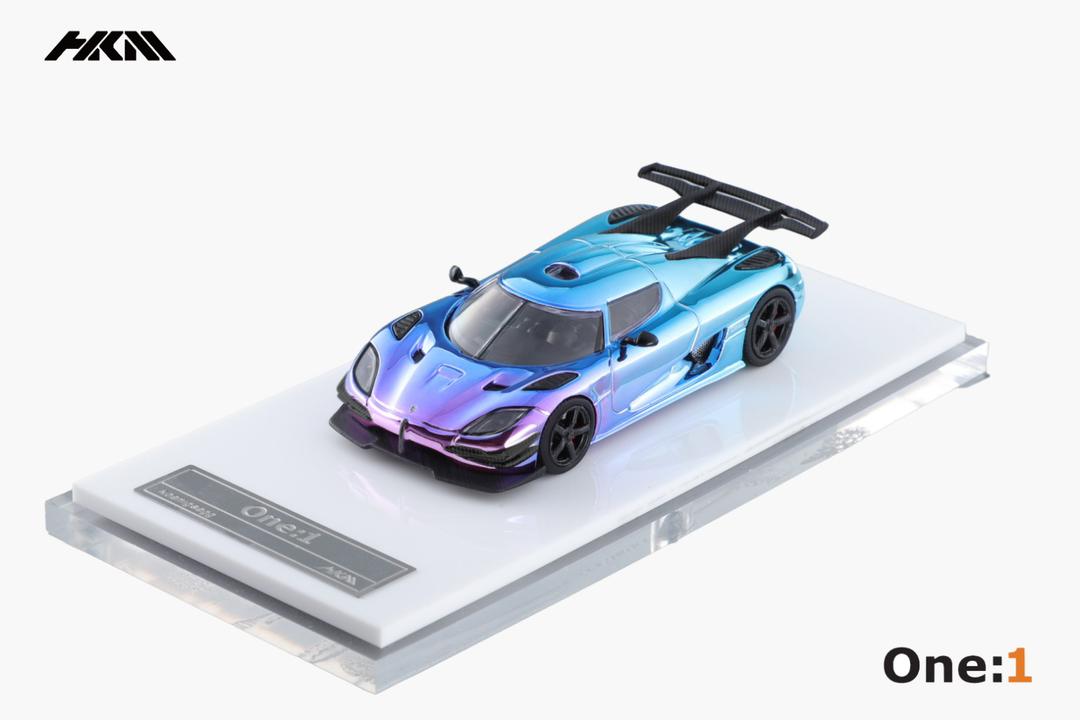 HKM 1:64 Koenigsegg Agera One:1 - Gradient Blue – Horizon Diecast