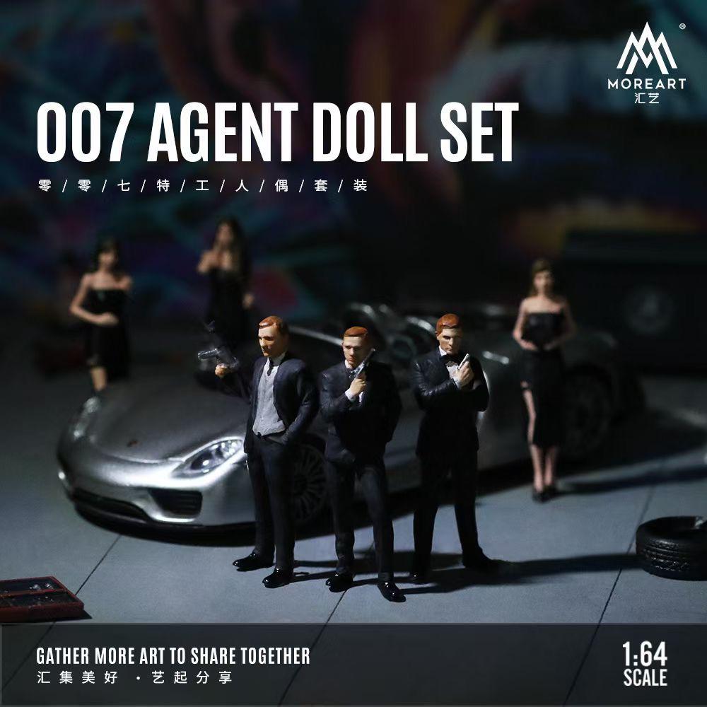 MoreArt 1:64 007 Agent Doll Set MO223004 – Horizon Diecast