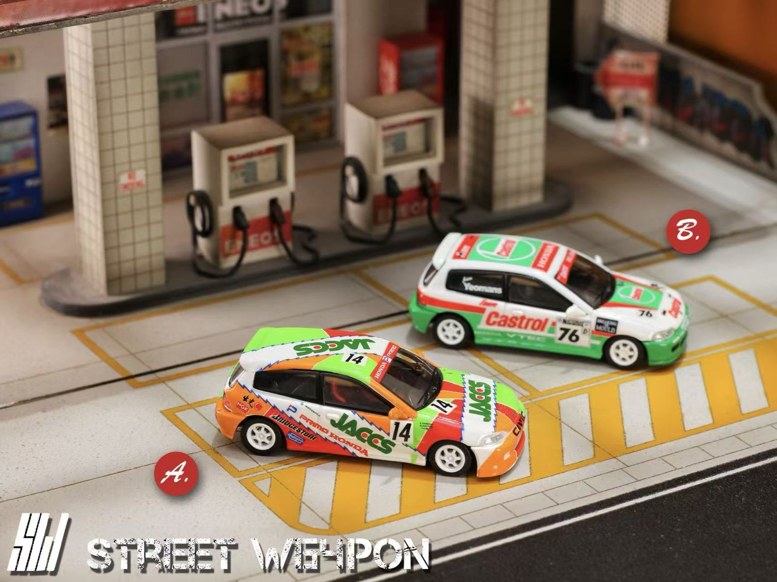 Street Weapon 1:64 Honda Civic EG6 Track Livery (2 Variants) – Horizon ...