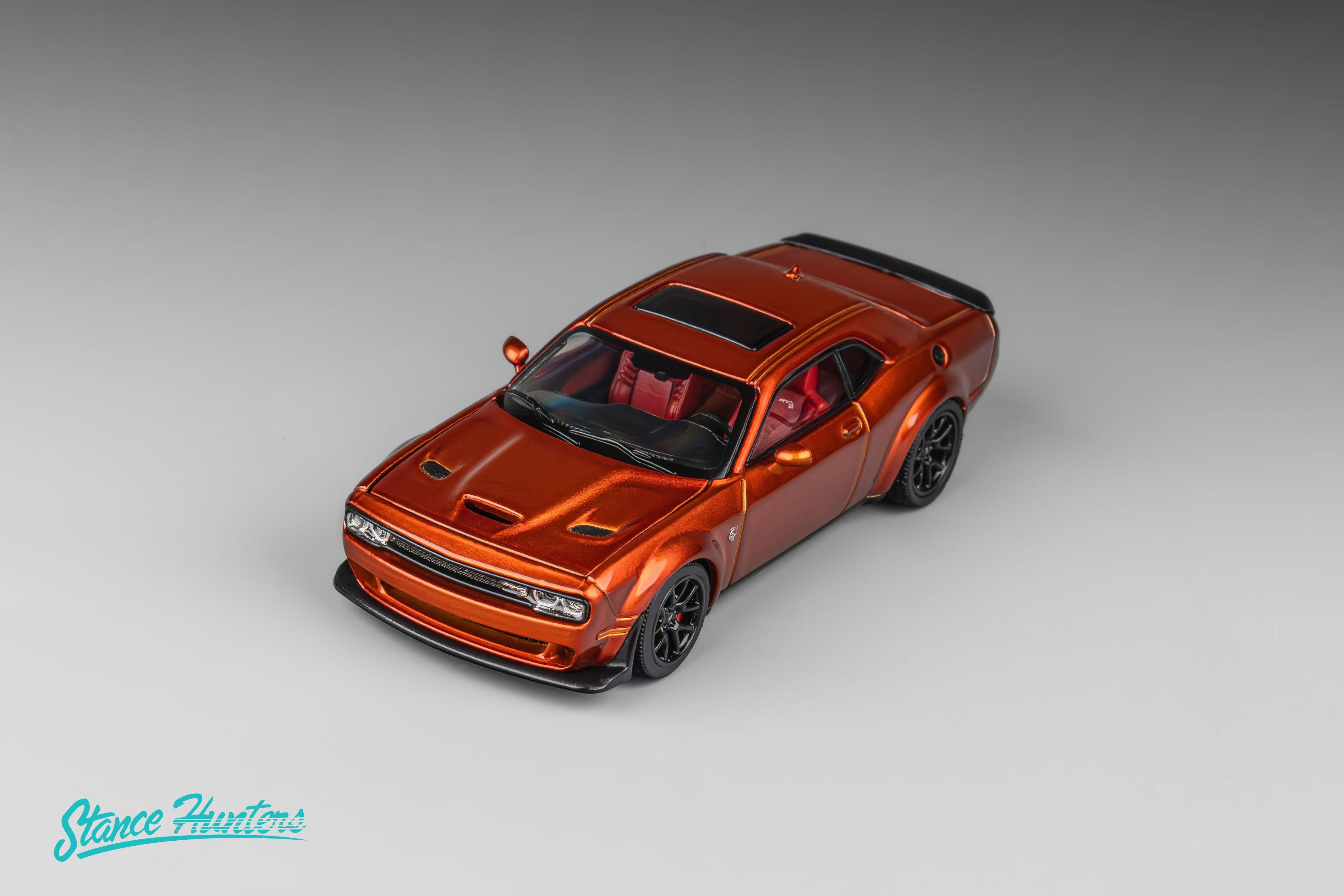 Stance Hunters 1:64 Dodge SRT Hellcat - Flame Orange – Horizon Diecast