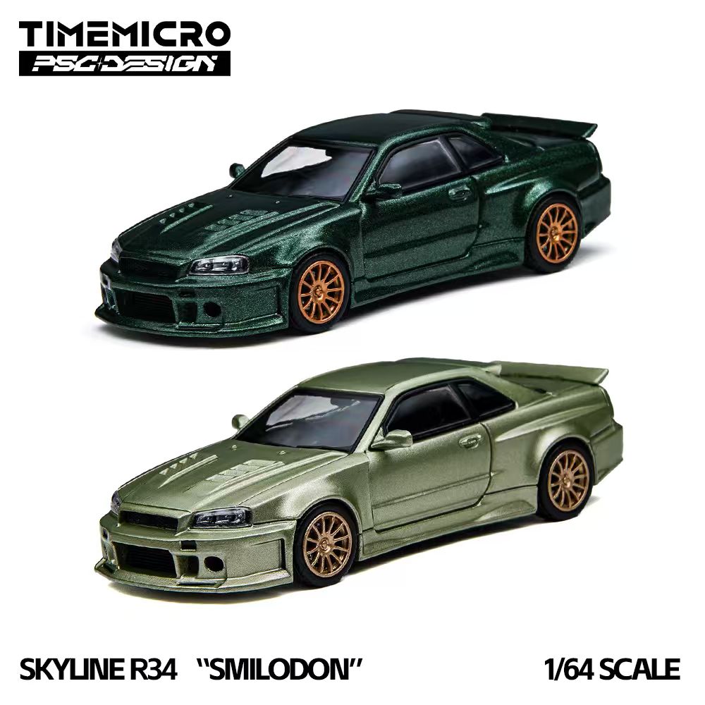 [Preorder] TimeMicro × PSC DESIGN 1:64 Nissan Skyline R34 Smilodon TM6 ...