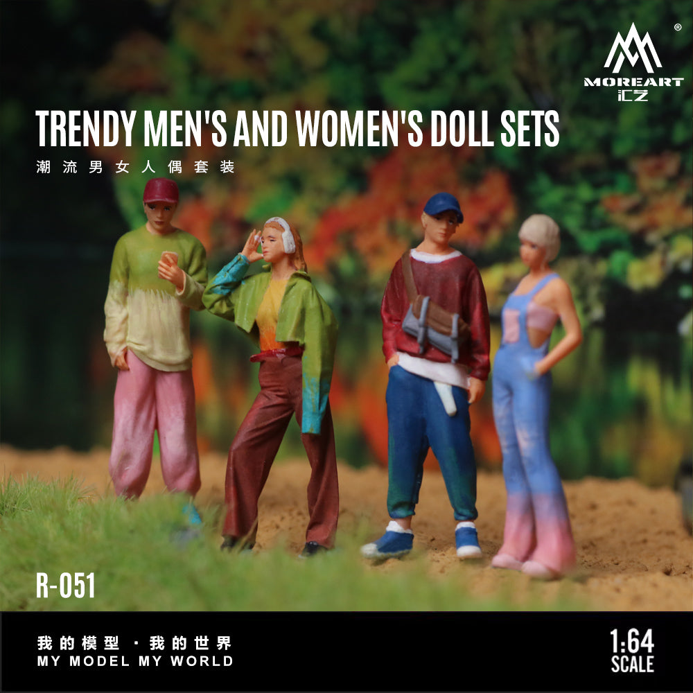 MoreArt 1:64 TRENDY MEN'S AND WOMEN'S DOLL SETS MO223051 – Horizon Diecast