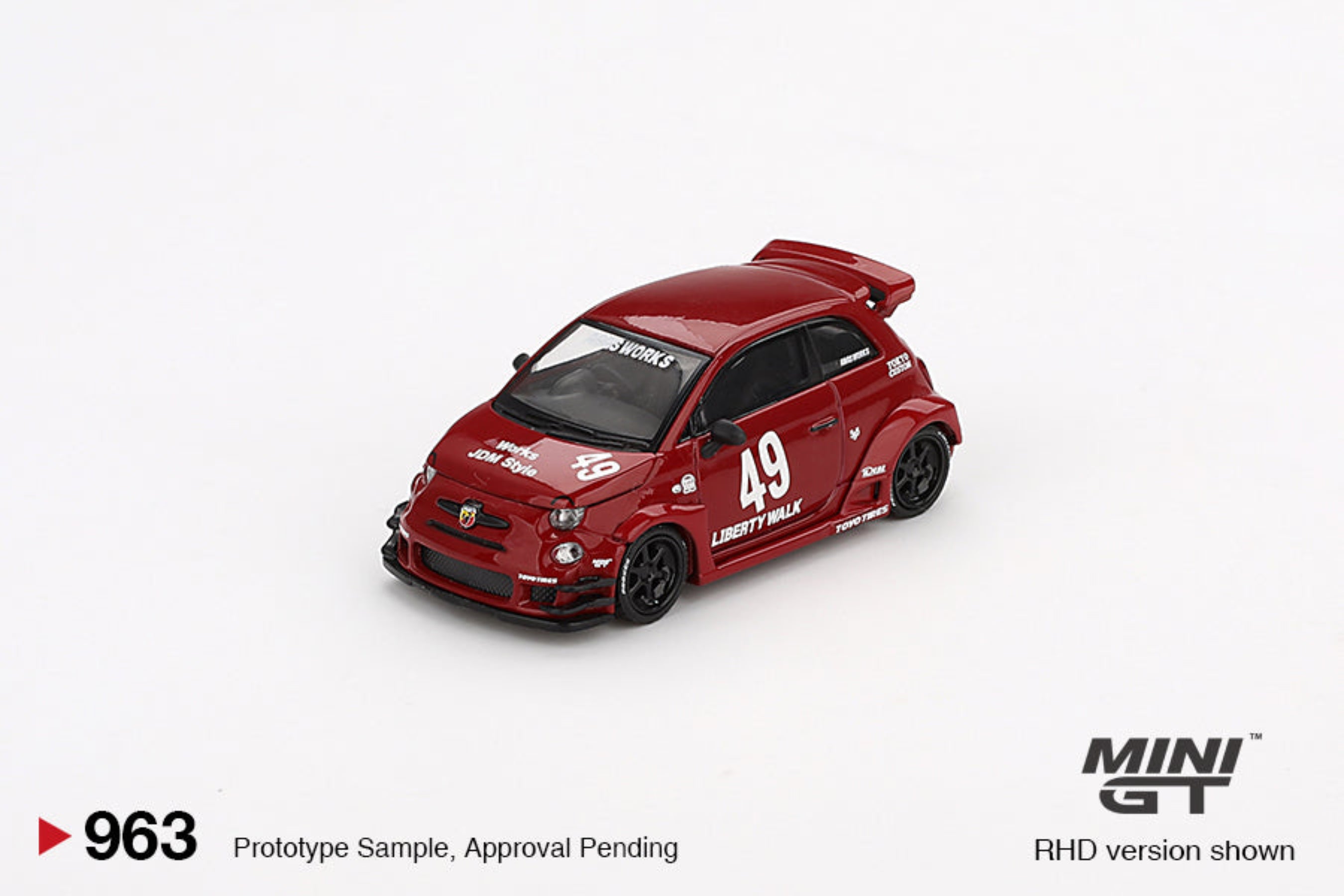 Mini GT 1:64 LB-WORKS x Abas Works ABARTH 595 Red MGT00963 – Horizon ...