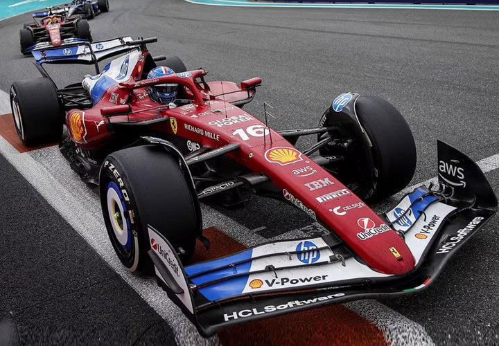 BBR Model 1:43 Ferrari SF25 F1 Miami GP Livrea Speciale Charles Lecler ...