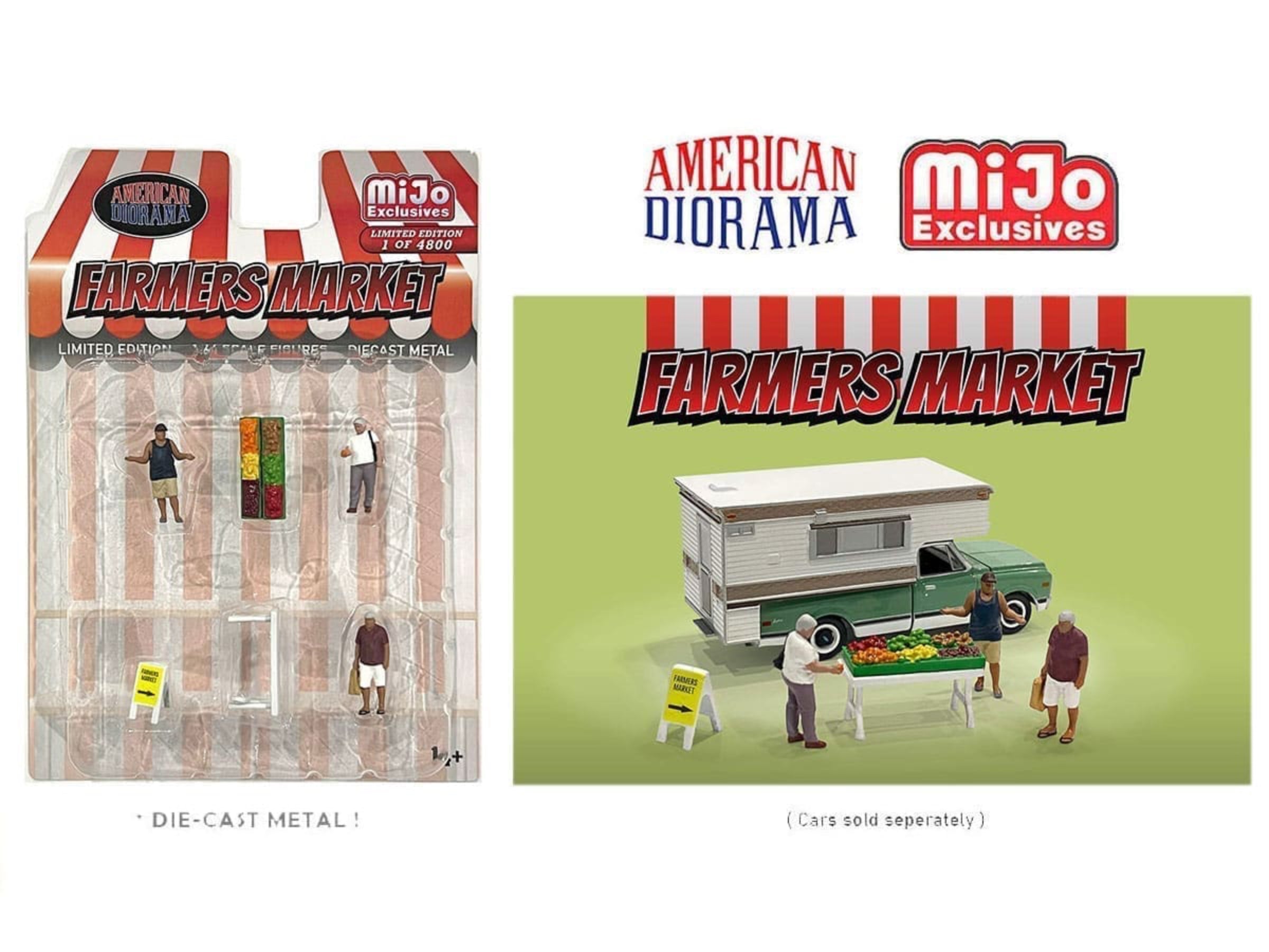 American Diorama 1:64 Mijo Figure Set - Farmers Market AD-76501MJ ...