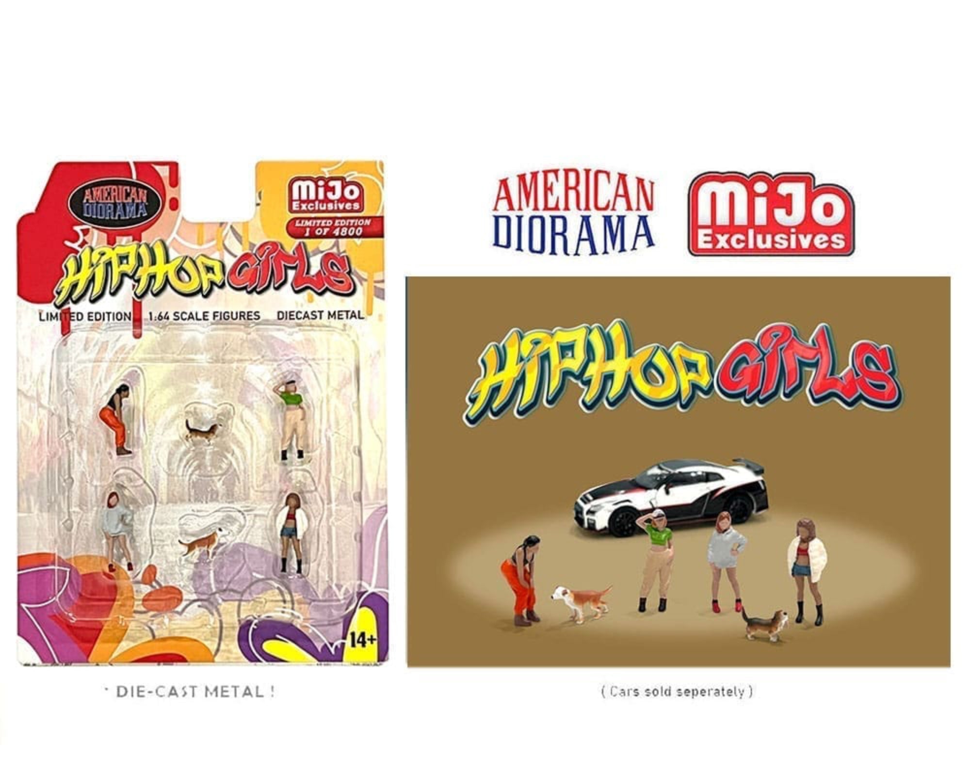 American Diorama 1:64 Mijo Figure Set - Hip Hop Girls AD-76505MJ ...