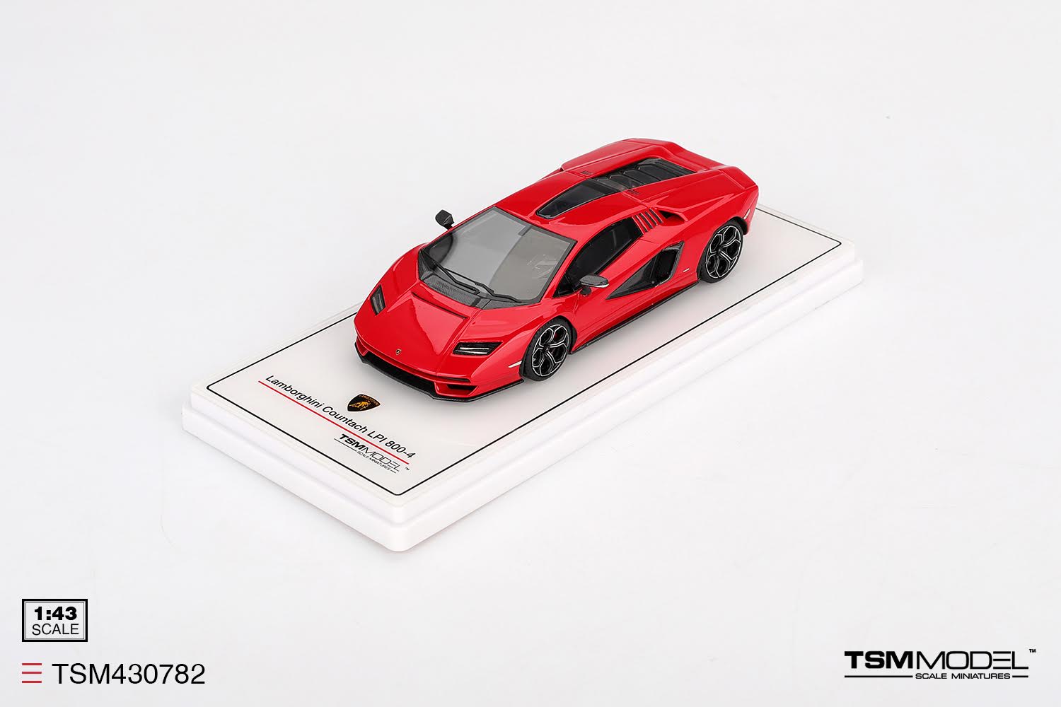 [Preorder] TSM 1:43 Lamborghini Countach LPI 800-4 Rosso Mars TSM43078 ...