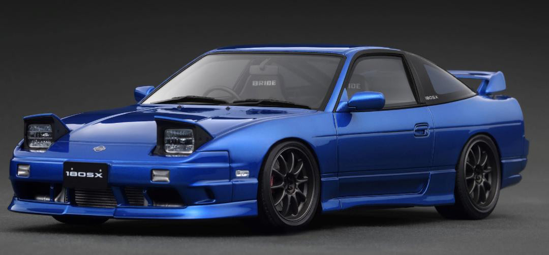 Ignition Model 1:18 Nissan 180SX TYPE X (RPS13) Blue Metallic IG3766 ...