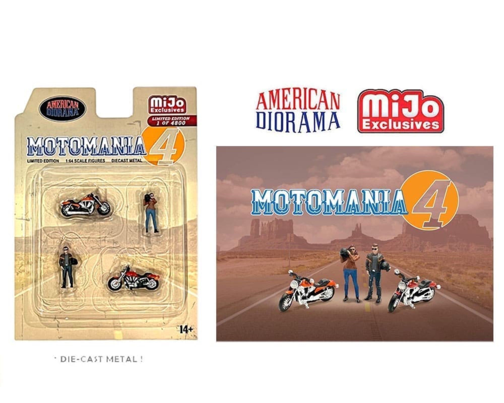 American Diorama 1:64 Mijo Figure Set - Motomania 4 AD-76504MJ ...