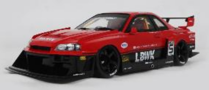 [Preorder] GT Spirit 1:18 NISSAN SKYLINE R34 GT-R LB SUPER SILHOUETTE ...
