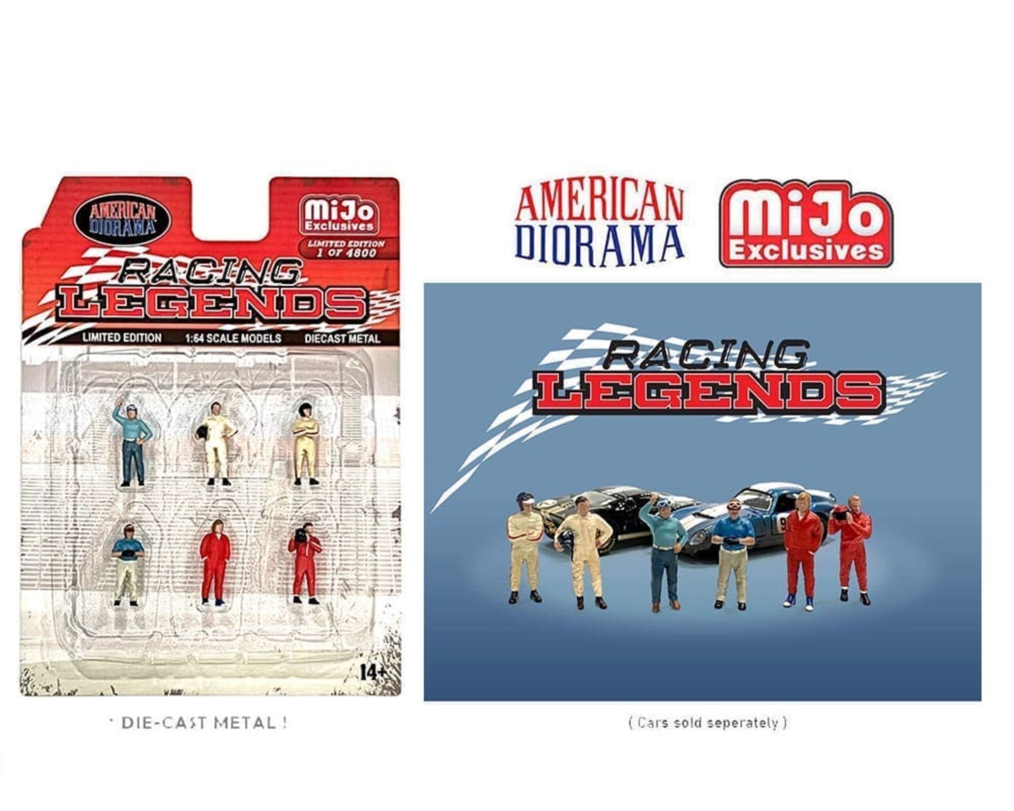 American Diorama 1:64 Mijo Figure Set - Racing Legends AD-76503MJ ...