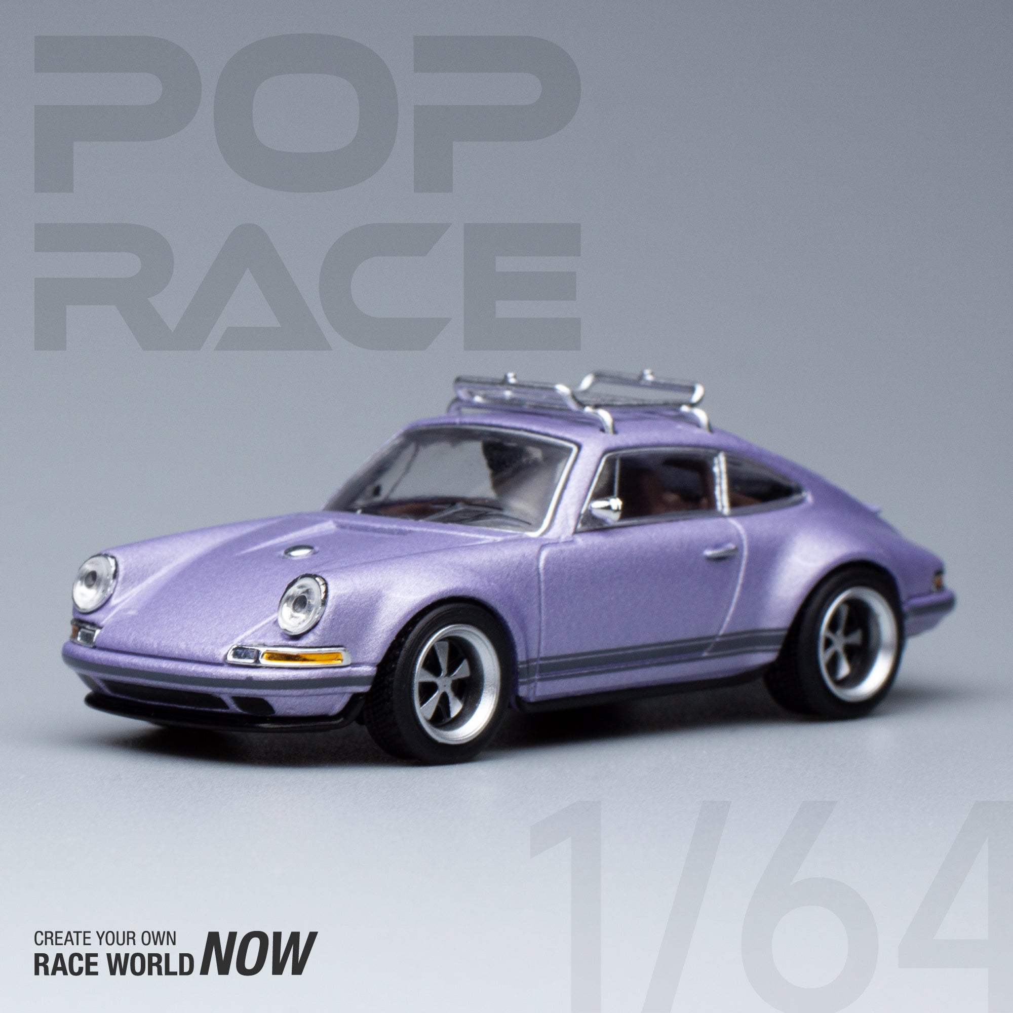 POPRACE 1:64 Singer 964 Purple PR64-SGR-PUP2 – Horizon Diecast