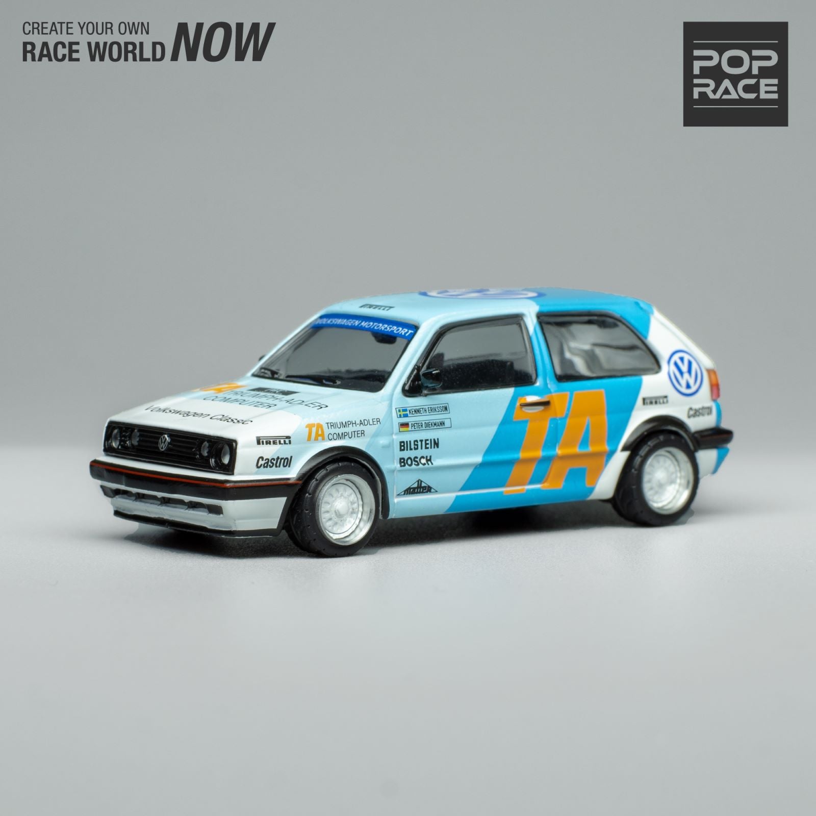 POPRACE 1:64 Volkswagen Golf GTI MK2 WRC 1986 PR64-GFM2-VWM – Horizon ...