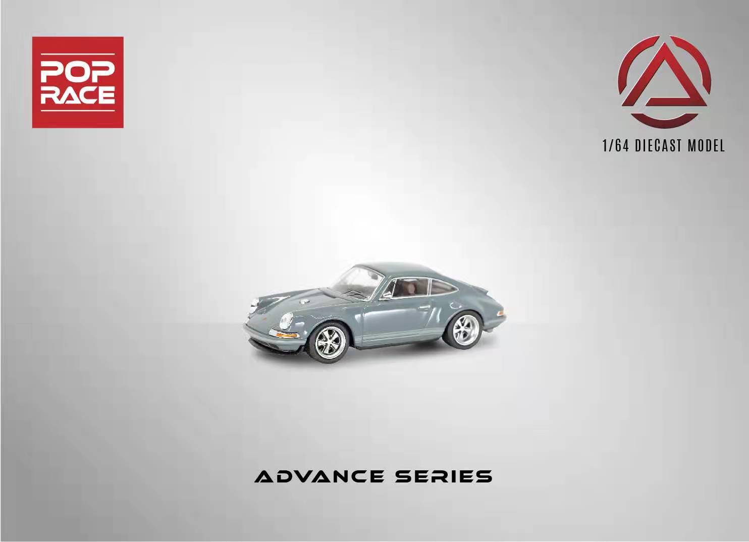 POPRACE 1:64 Singer 911 (964) Grey PA64-SGR-GRY – Horizon Diecast
